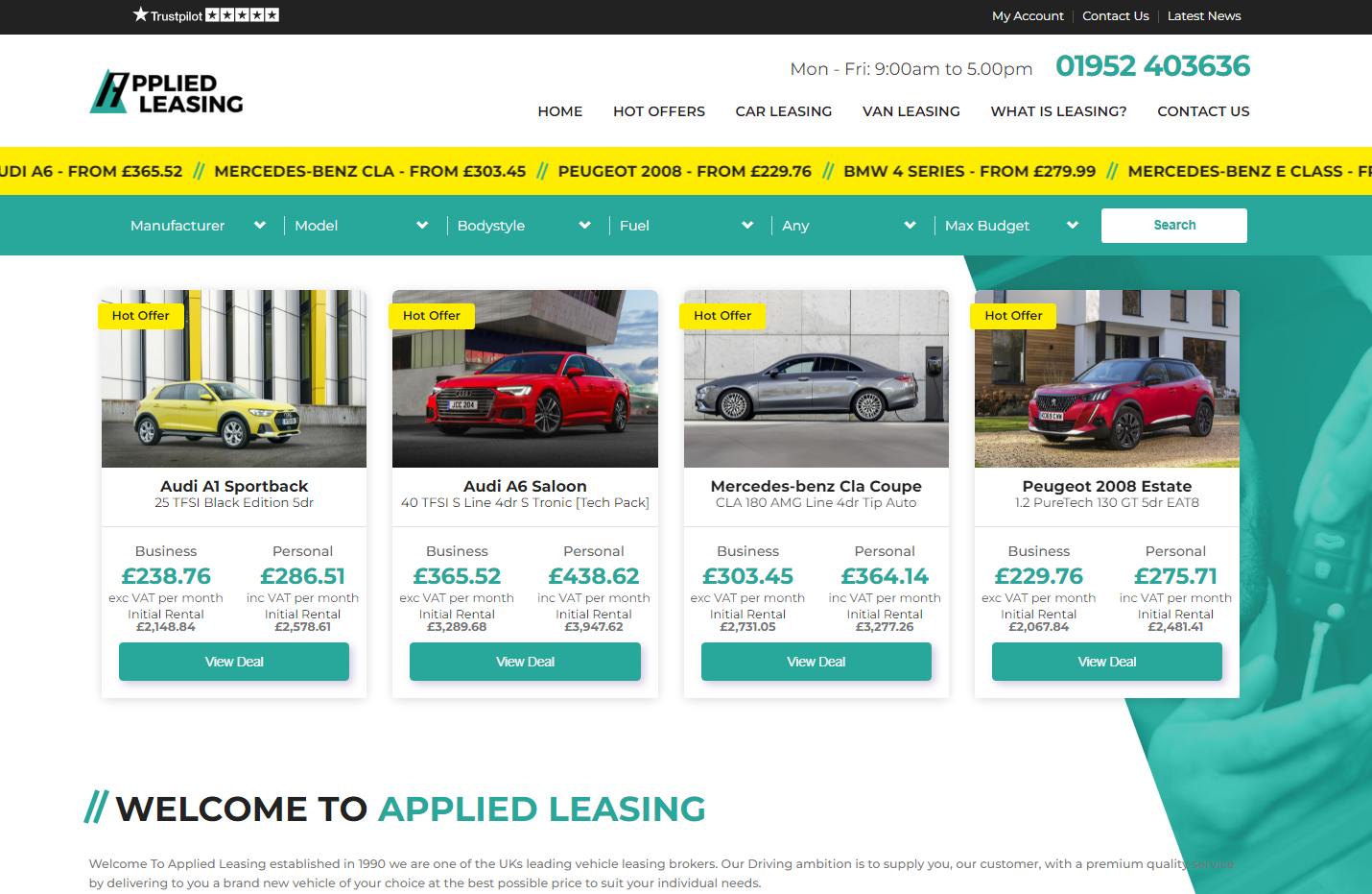 We Have A New Website! - Applied Leasing Blog